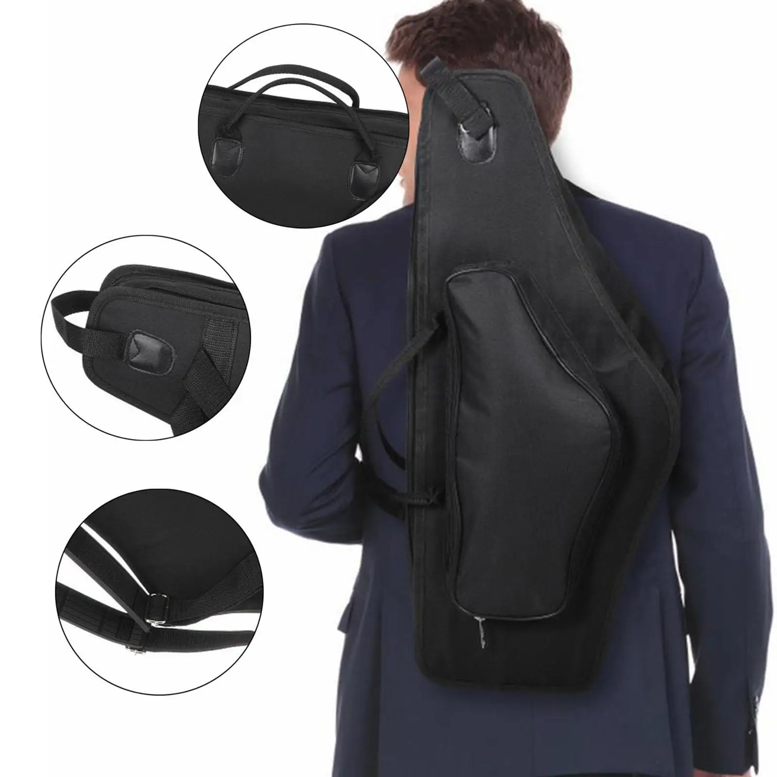 Saxophone Case Easy Carrying Carrying Bag Alto Saxophone Bag for ...