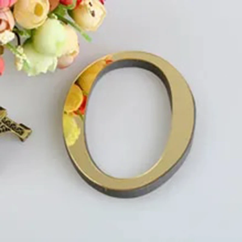 Gold Mirror Letter Wall Stickers – Redefining Home Decor