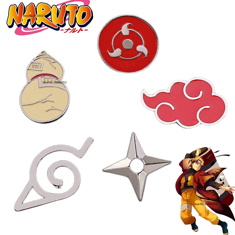 Anime-Naruto-Figures-Cosplay-Brooch-Fashion-Trend-Peripheral-Toys-Anime ...