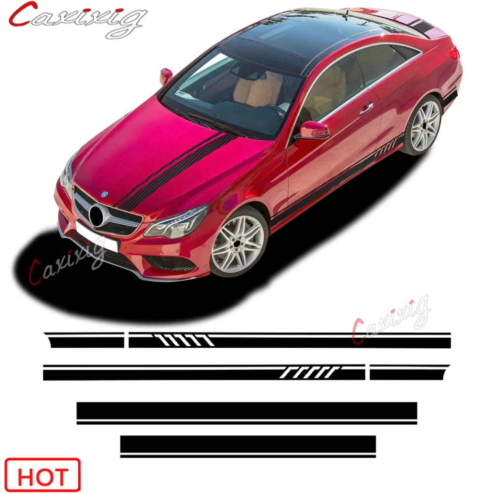 Style-Side-Skirt-Decals-Sticker-For-Mercedes-Benz-E-Class-Edtion-1-AMG ...