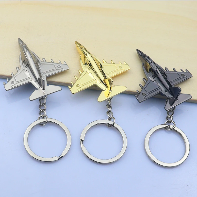 New-Fighter-Keychain-Fashion-Metal-Aircraft-key-Chain-Charm-Party-Gift ...