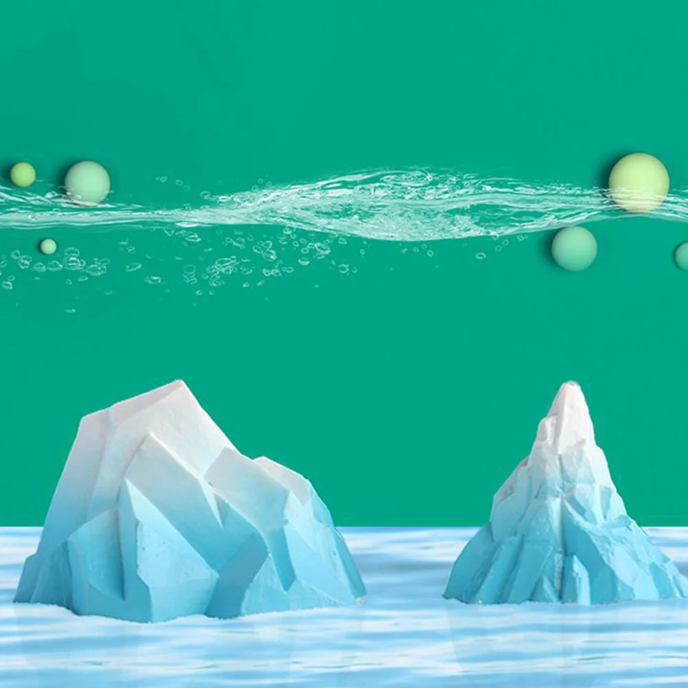 2-Pcs-Simulated-Iceberg-Decoration-Mini-Floeberg-Decorate-Miniature ...