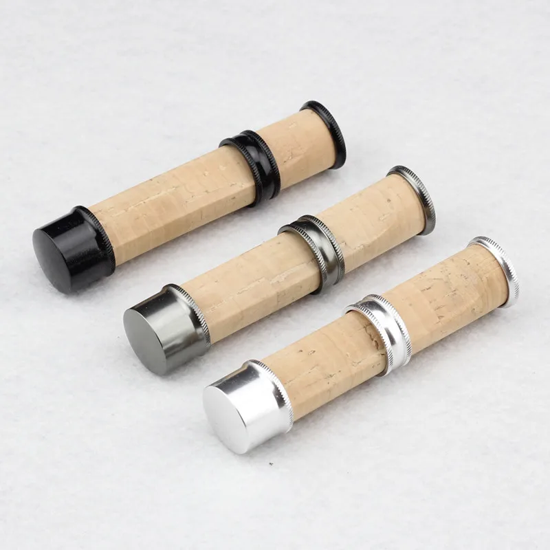 Down-Locking-Cork-Reel-Seat-for-Fly-Fishing-Rod-Aluminum-Ring-and-Cork ...