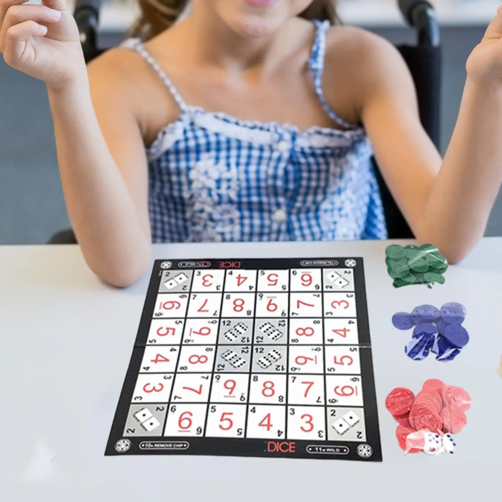 Sequence Game Includes Board, Chips and Dices Board Game Tabletop Game ...