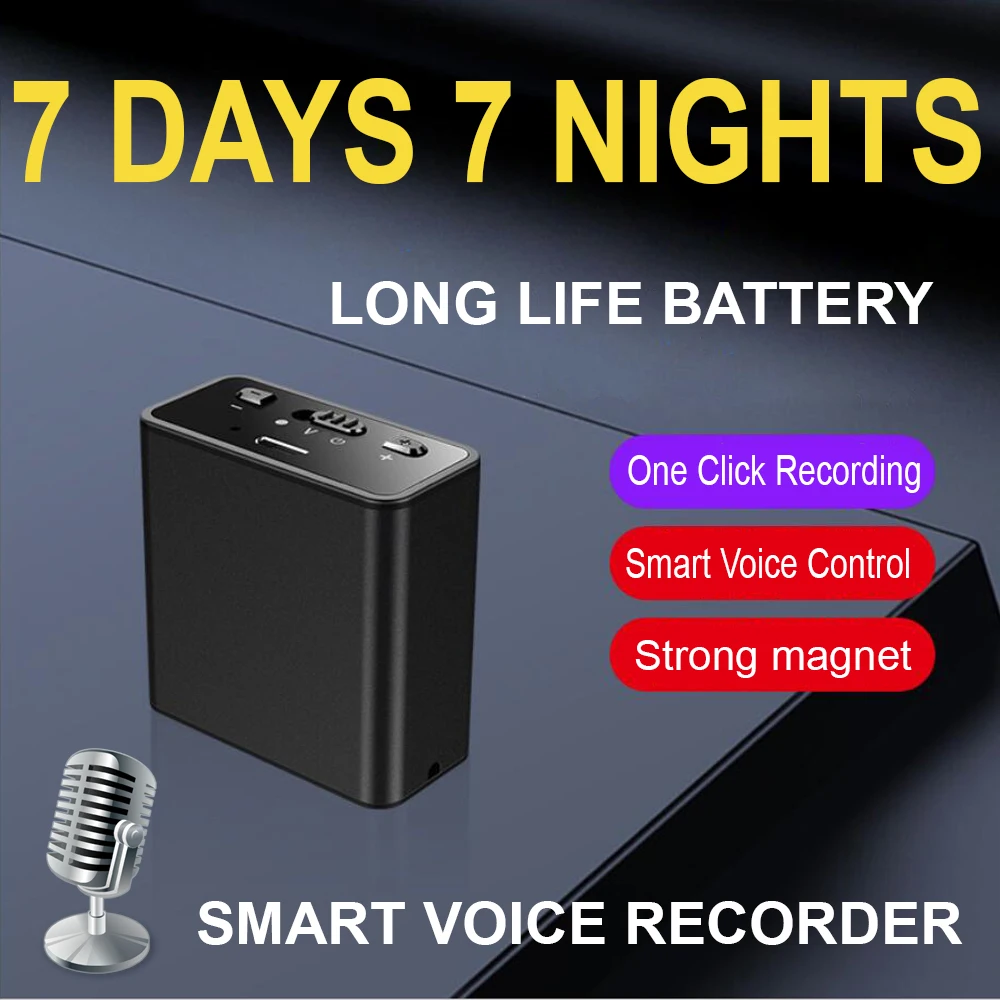 NEW 8GB 16GB 32GB Mini Digital Voice Recorder Voice Activation One ...