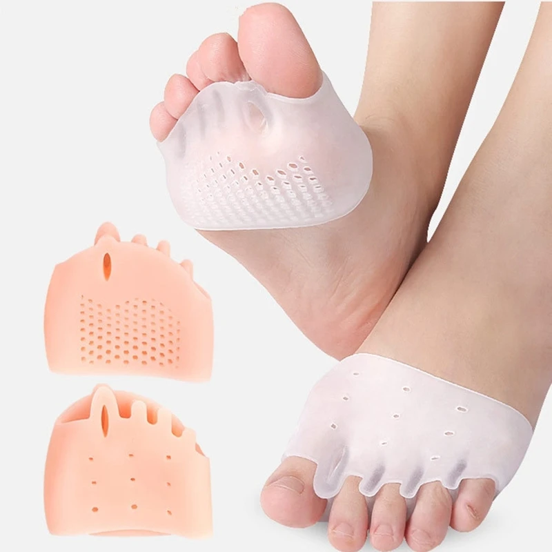 Five-hole-Honeycomb-Forefoot-Pads-Metatarsal-Pad-Silicone-Gel-Foot-Care ...