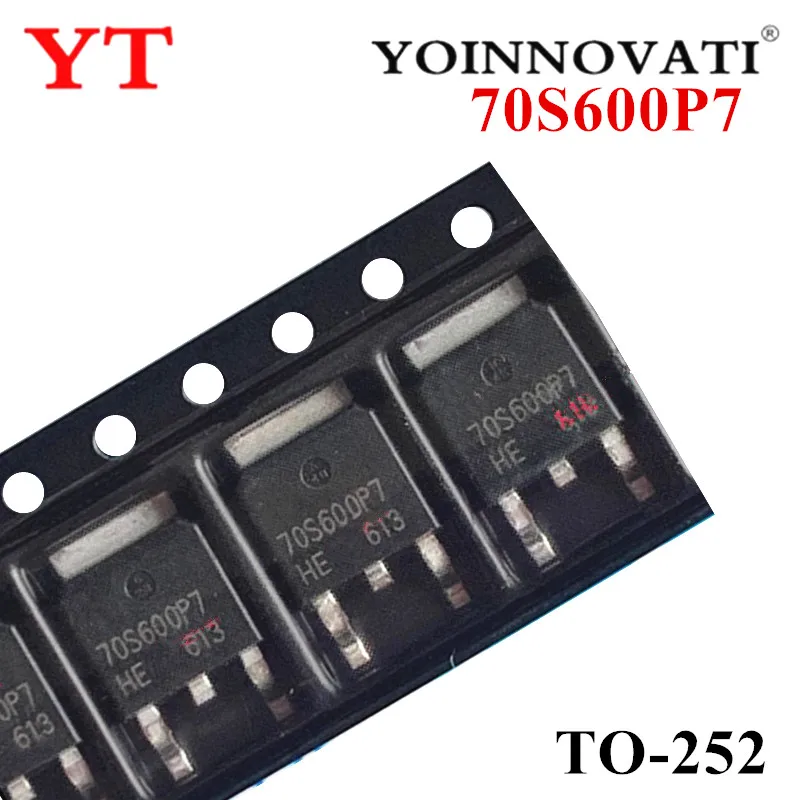 10PCS/LOT IPD70R600P7S 70S600P7 70R600 TO-252 SMD 700V 20.5A IC ...