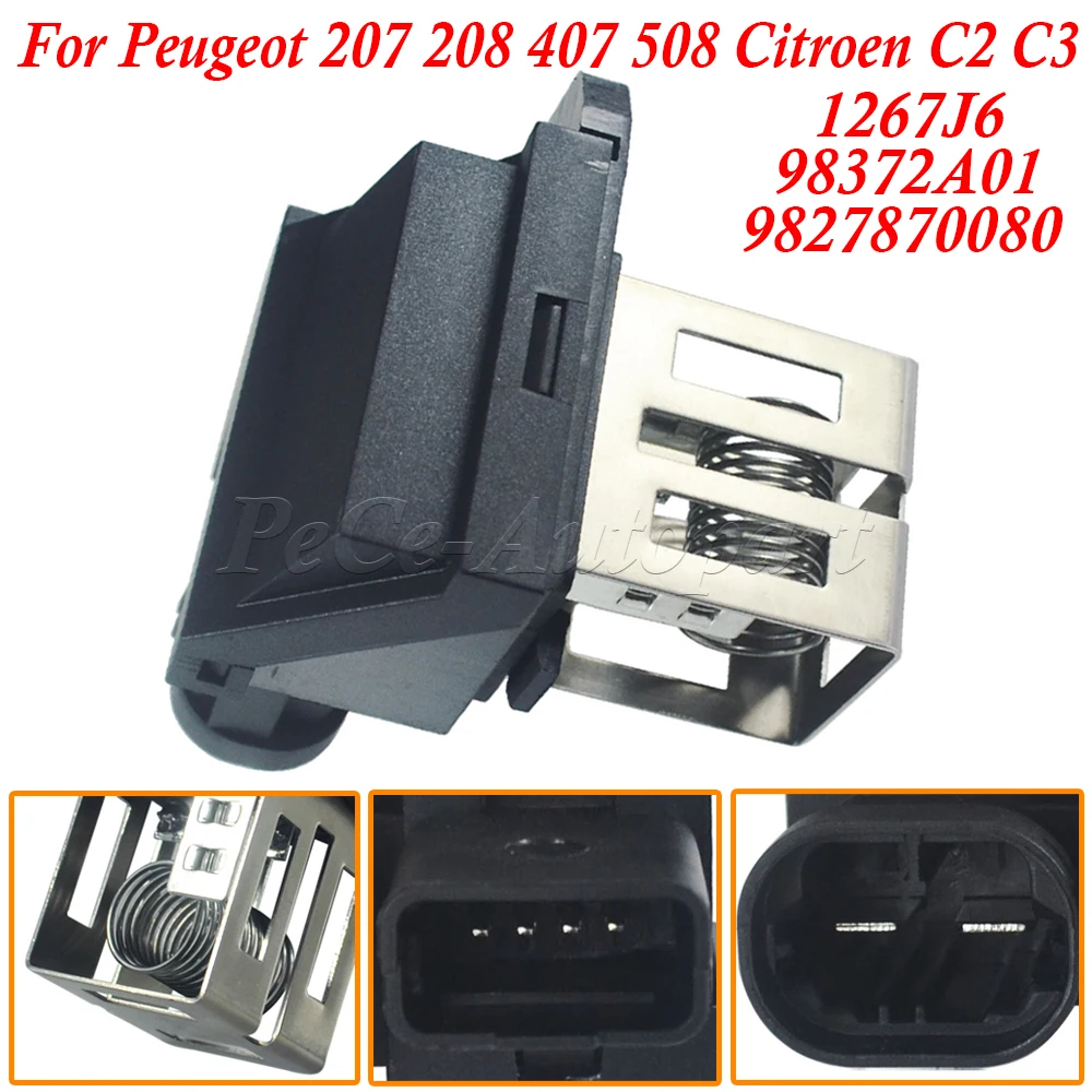 1267J6-98372A01-9827870080-Radiator-Fan-Motor-Relay-Resistor-For ...