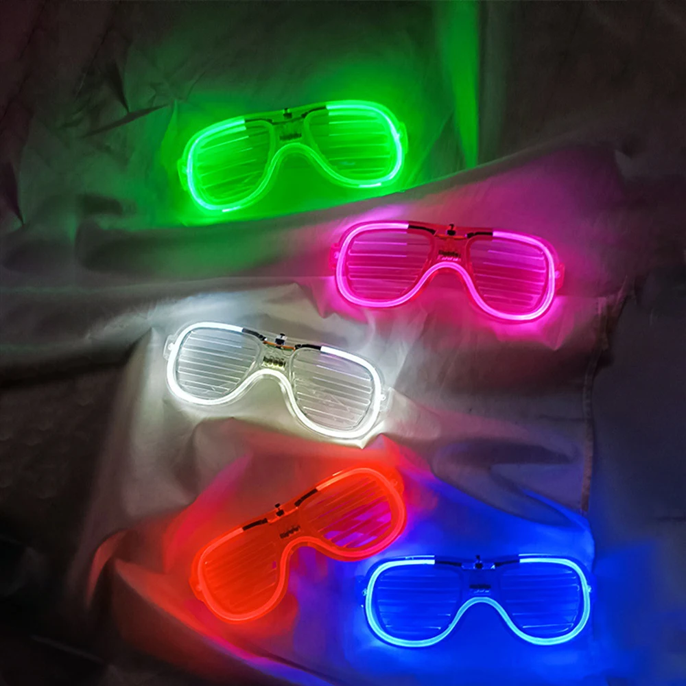 5PCs-set-Luminous-Light-Glasses-Bar-Concert-Props-Fluorescent-LED-Glow ...