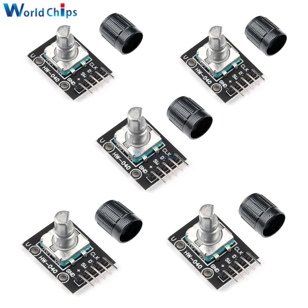 diymore 5PCS/Lot HW-040 Rotary Encoder Module with 15x16.5 mm ...