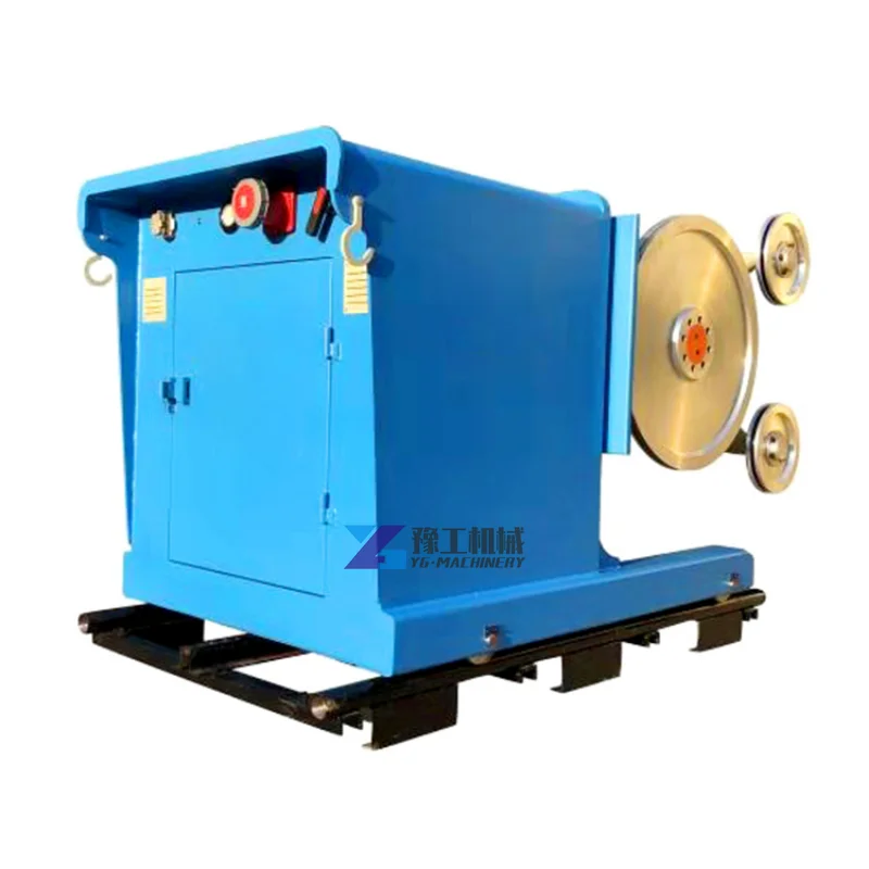 110KW Quarry Stone Diamond Wire Saw Cutting Machine From