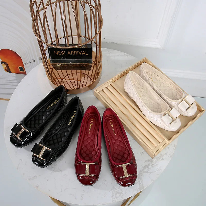 Women Single shoes 2022 Casual Fashion Slip on Ballerina Woman Flats ...