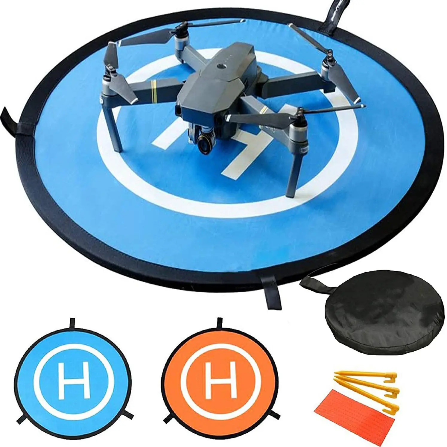 Drone-apron-outdoor-coordinate-pads-portable-foldable-55cm-landing-pad ...