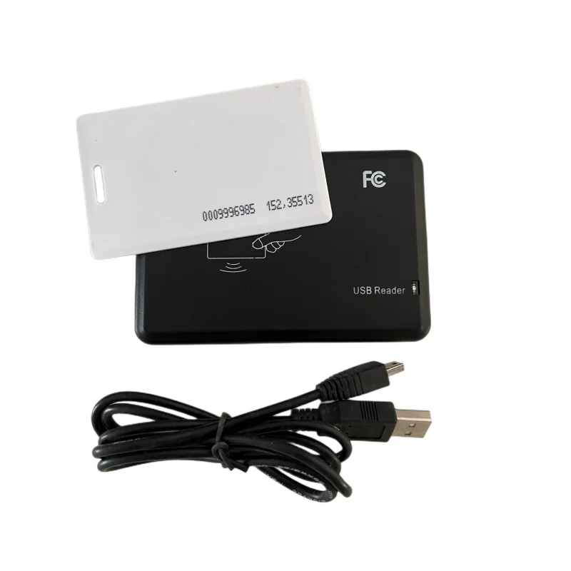 RFID 125KHZ EM4100 USB Reader Proximity Smart ID Card Read First 10 ...