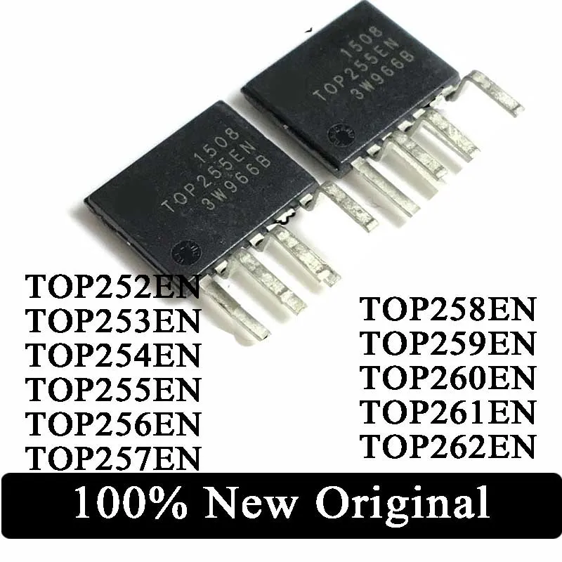 Piezas de Chip IC, 5 unidades, TOP252EN, TOP253EN, TOP254EN, TOP255EN ...