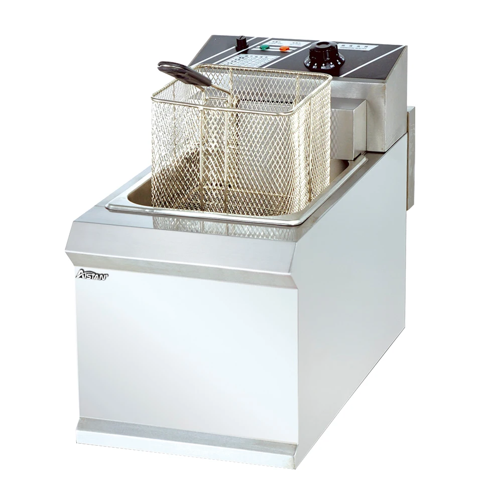 Freidora OT903 con cesta Freidora eléctrica comercial de 13 l para ...