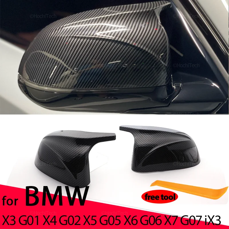 2x-Rear-View-Side-Case-Trim-M-Style-Car-Rearview-Mirror-Caps-for-BMW-X3 ...