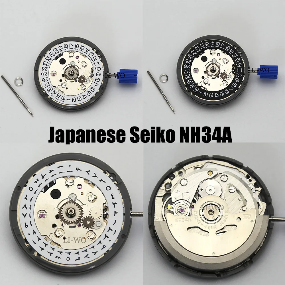 Seiko-NH34-Movement-3-3-8H-Japan-Original-NH34A-Mechanical-Movement-4 ...