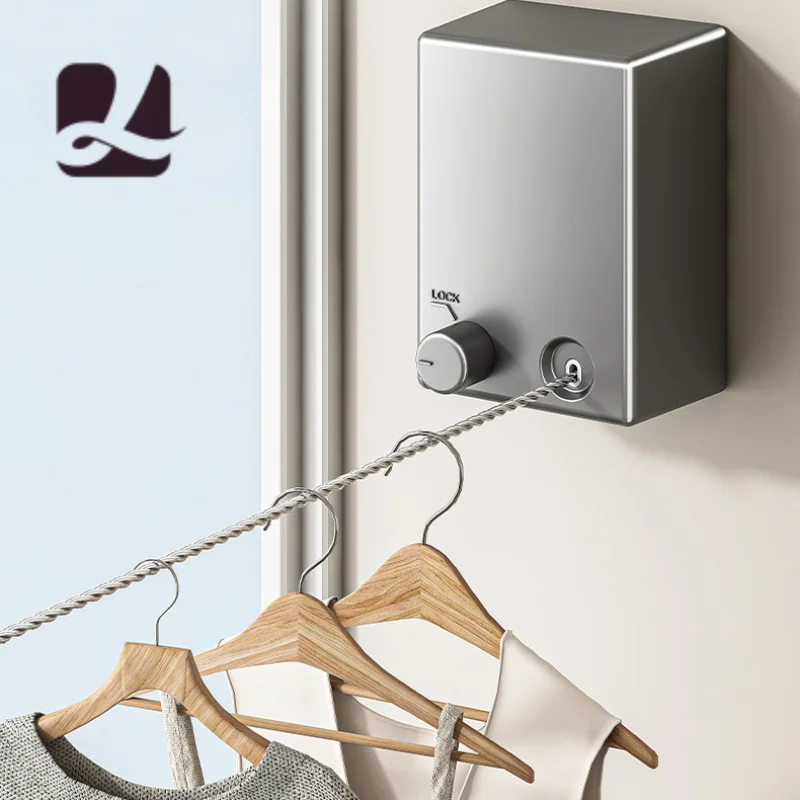 drying-rope-clothes-drying-rack-No-punching-clothesline-retractable ...