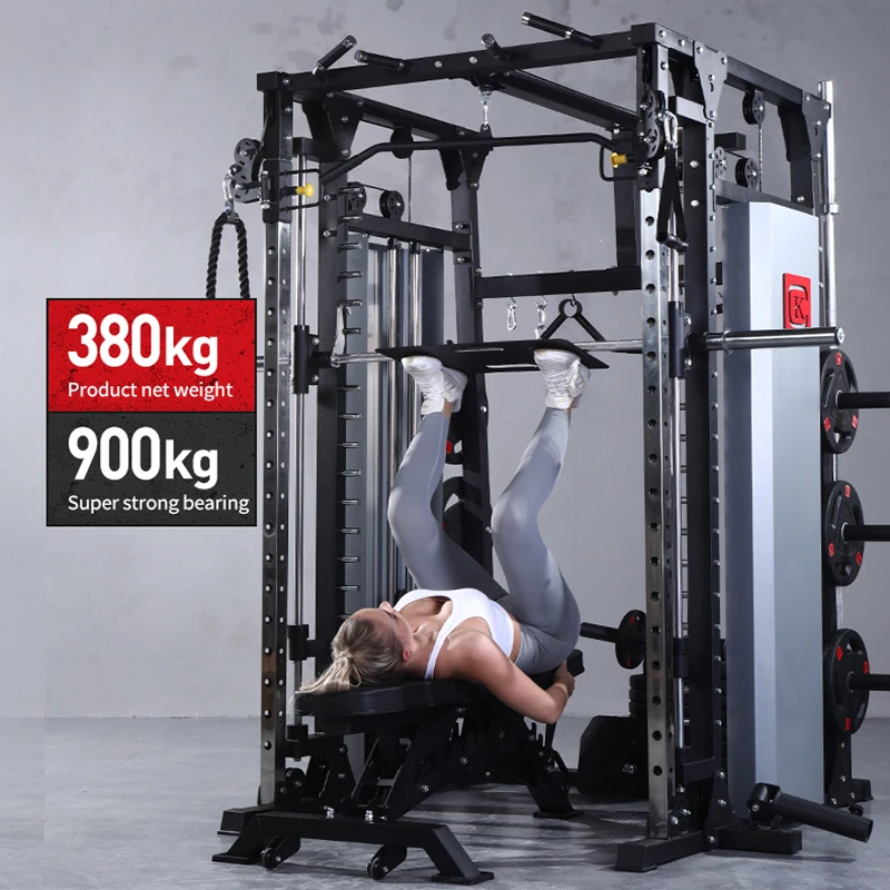Gym-Commercial-Smith-Machine-with-100kg-Counterweights-1-Bench-100kg ...