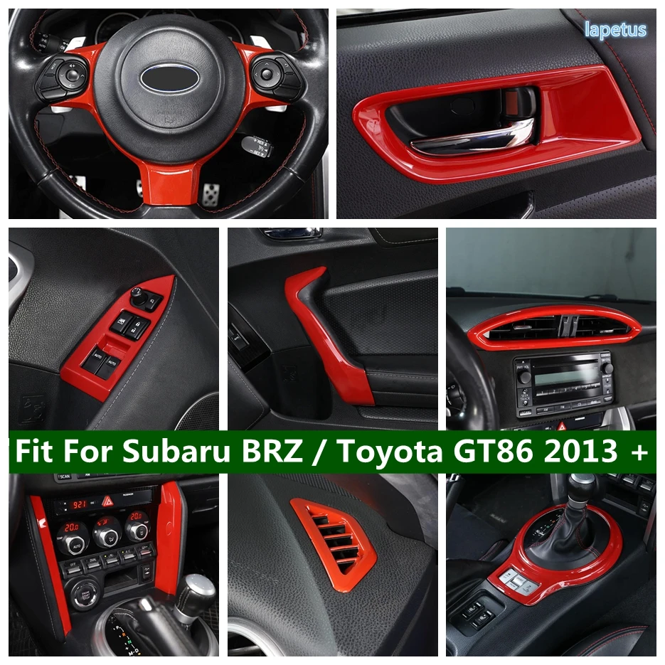 Red Interior Parts For Subaru BRZ / Toyota GT86 2013 - 2021 Window Rise ...