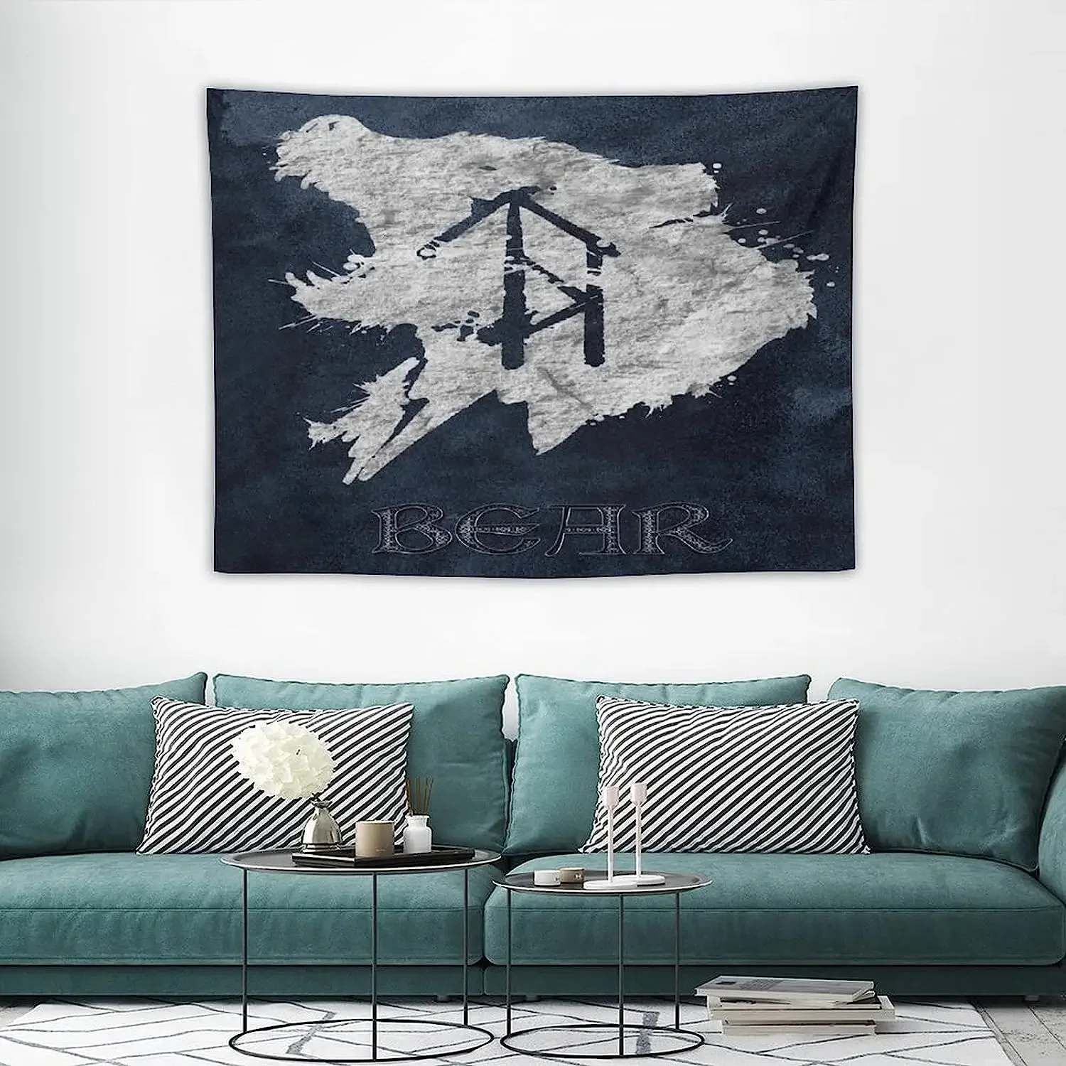 Viking-Tapestry-Norse-Mythology-Totem-Runes-Symbol-Tattoo-Wall-Hanging ...