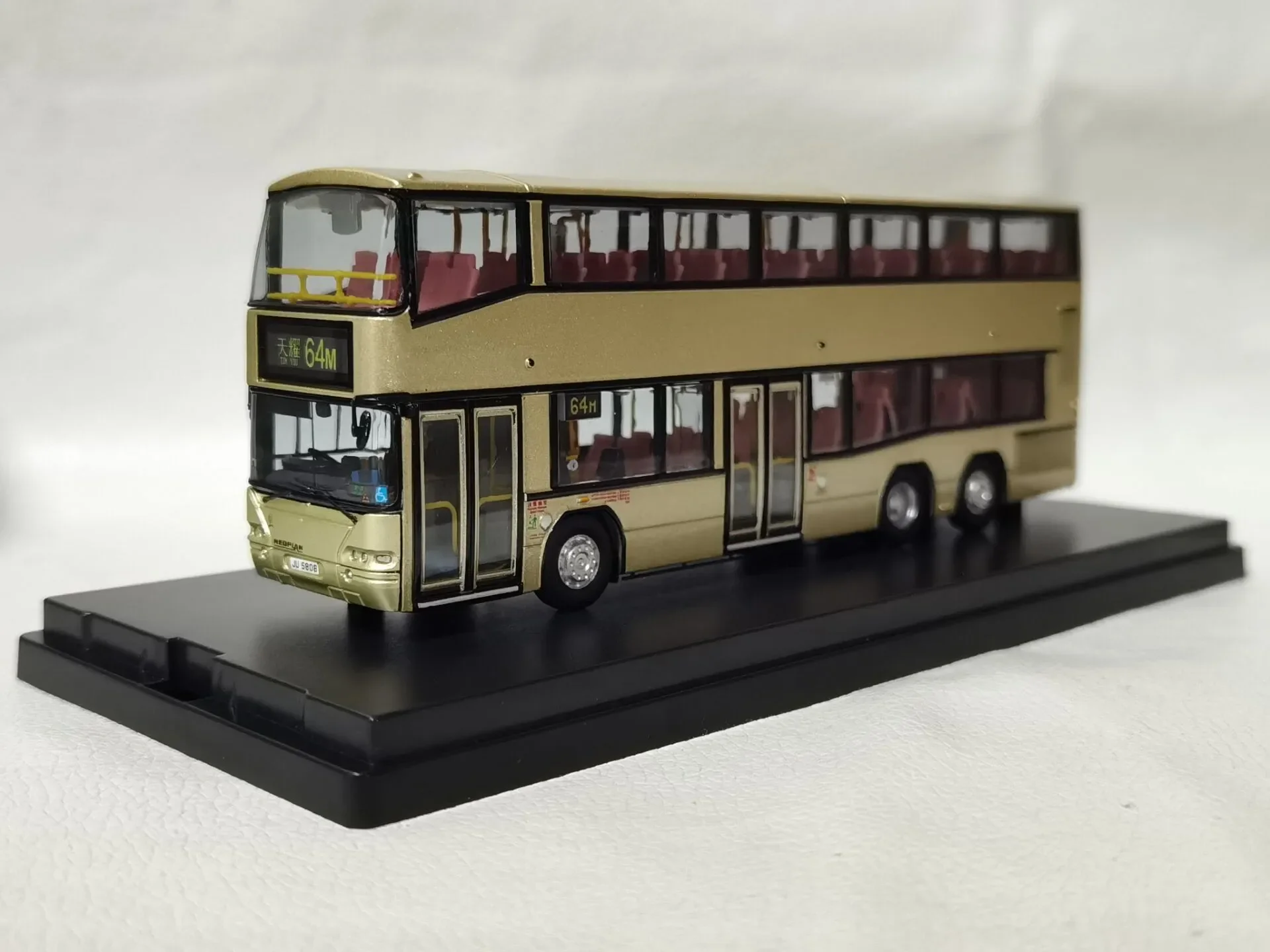 Diecast-1-76-Scale-Hong-Kong-Bus-Simulation-Alloy-Car-Model-Collectible ...