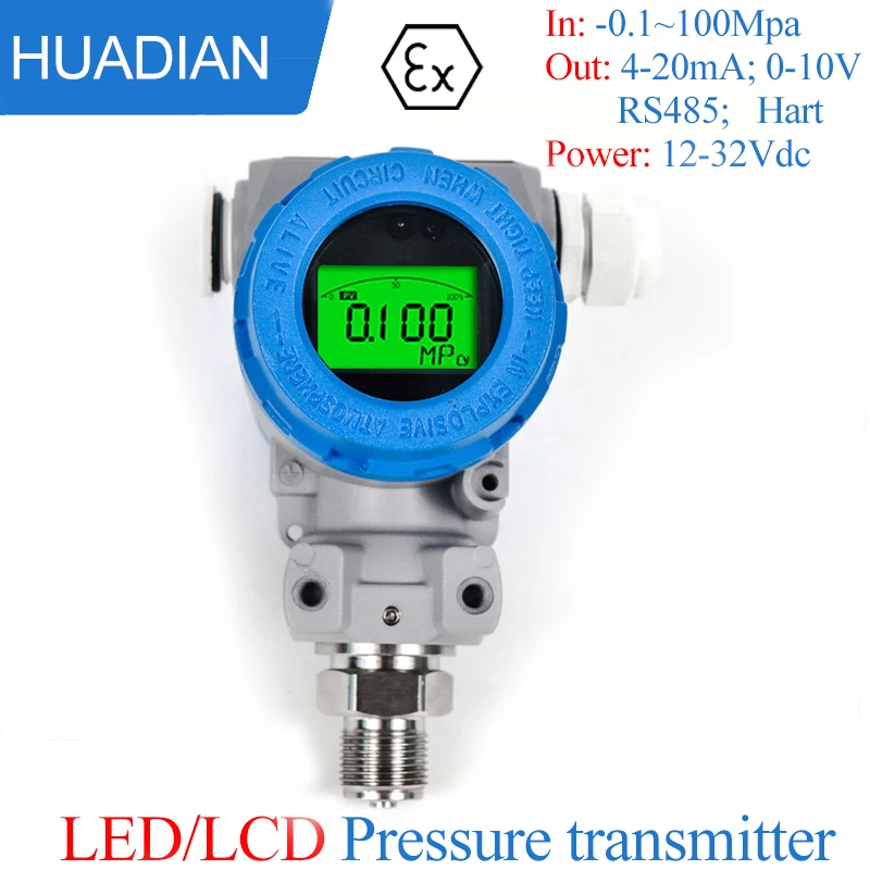 HDP800-High-Accuracy-4-20ma-RS485-HART-Output-Gas-Oil-Pressure-Sensor ...