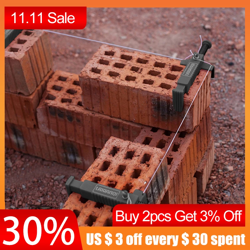 5pcs/2pcs Brick Leveling Line Runner Bricklaying Measuring Drawing ...