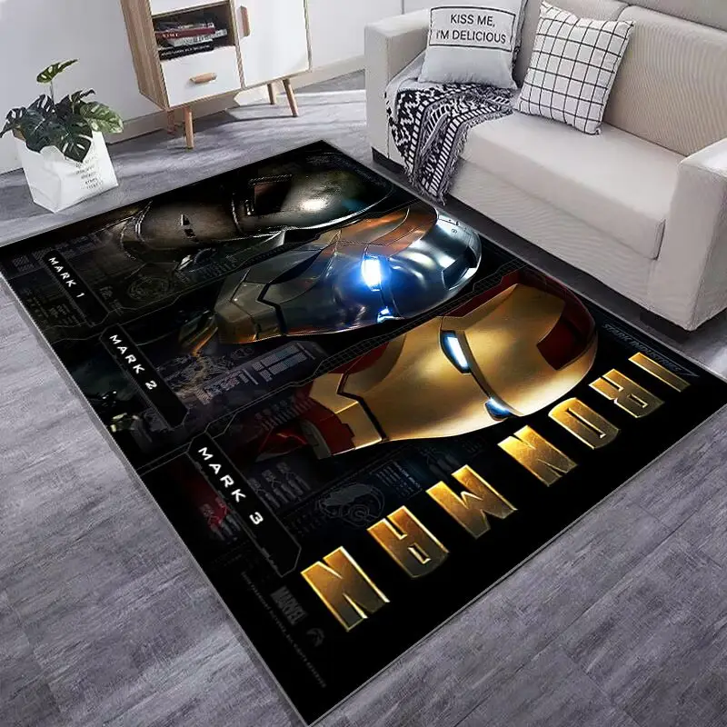 Alfombra-de-dibujos-animados-de-Los-Vengadores-de-Marvel-decoraci-n-de ...