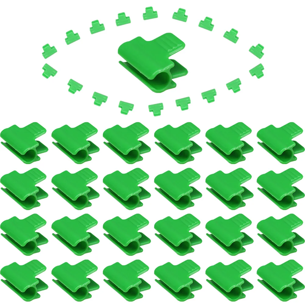 Tuteur - lien - attache,Pinces à Film pour serre de jardin,rangée de hangar rouge et jaune,filet ...