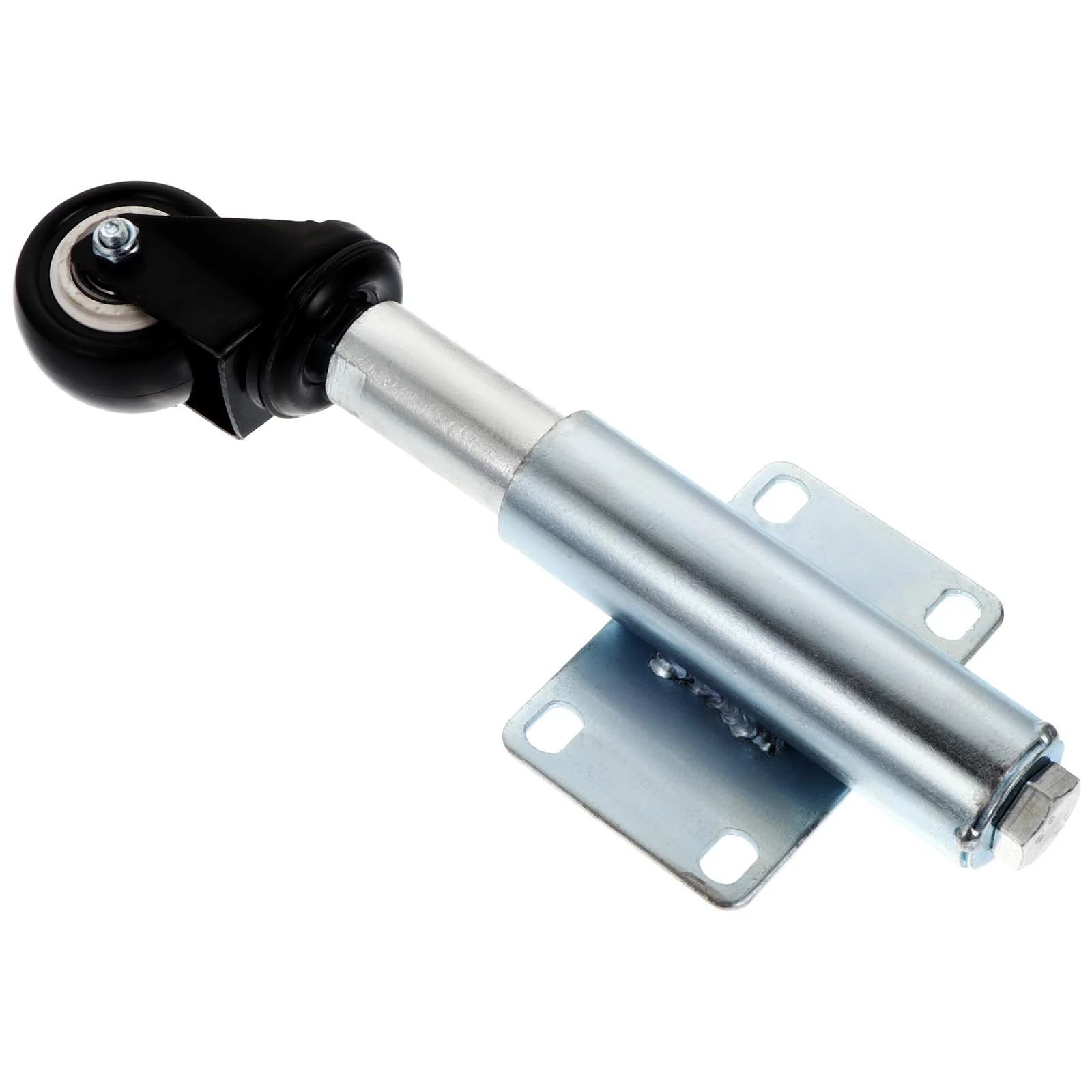 2 Inch Heavy Duty Spring Loaded PU Gate Door Wheel Caster Spring Wheel ...