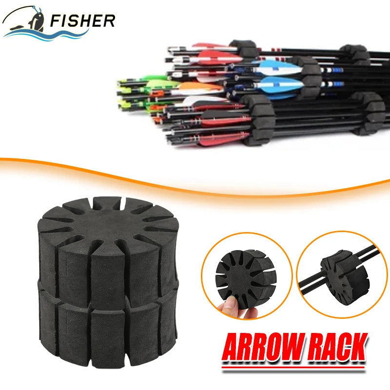 1-2-4PCS-Archery-Arrow-Holder-EVA-Foam-Round-Rack-For-12-Arrows ...