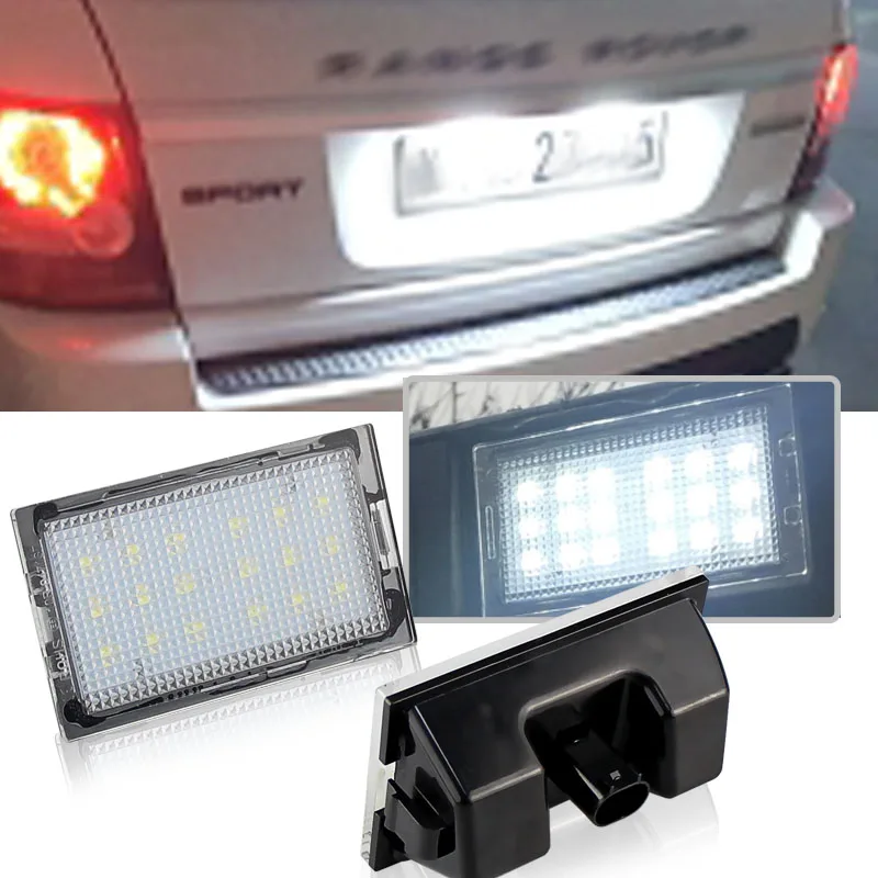 2pcs-LED-12V-Car-License-Plate-Light-For-Land-Rover-Discovery-3-4-LR3 ...