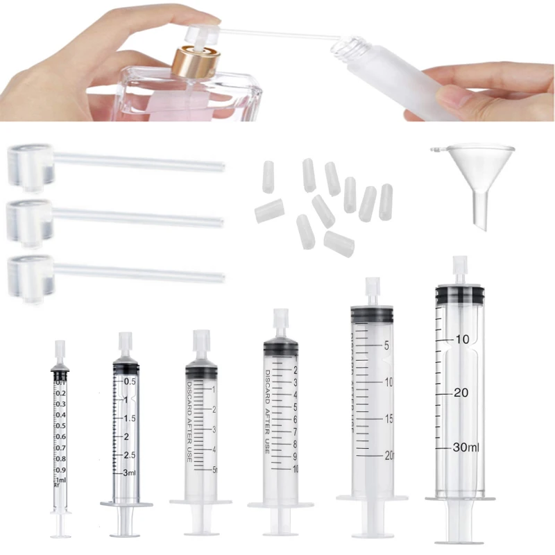 1-30ml-Straight-Draw-Perfume-Refill-Tools-set-Plastic-Diffuser-Syringe ...