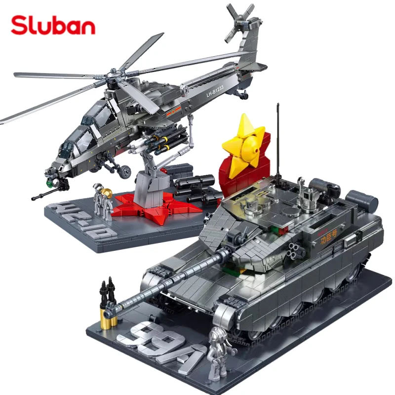Sluban-Military-WZ-10S-Armed-Helicopter-Fighter-Building-Blocks-ZTZ ...