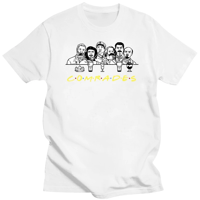 Summer-T-Shirt-Communist-Friends-Men-T-Shirt-Comrades-Marxism-Marx ...