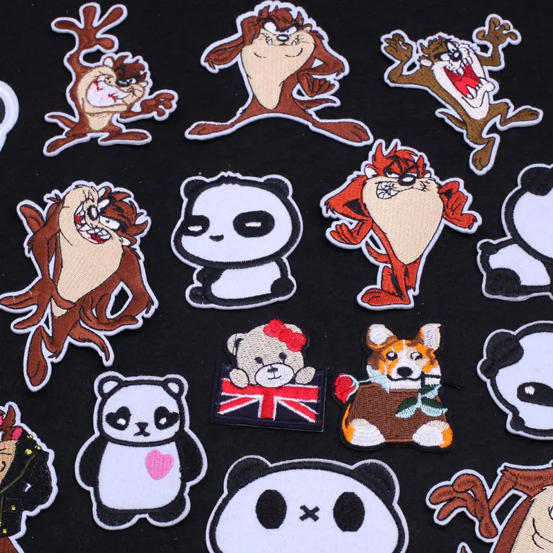 Teddy-Bear-Uk-Contury-Flag-Anime-Noface-Embroidery-Patch-Clothing ...