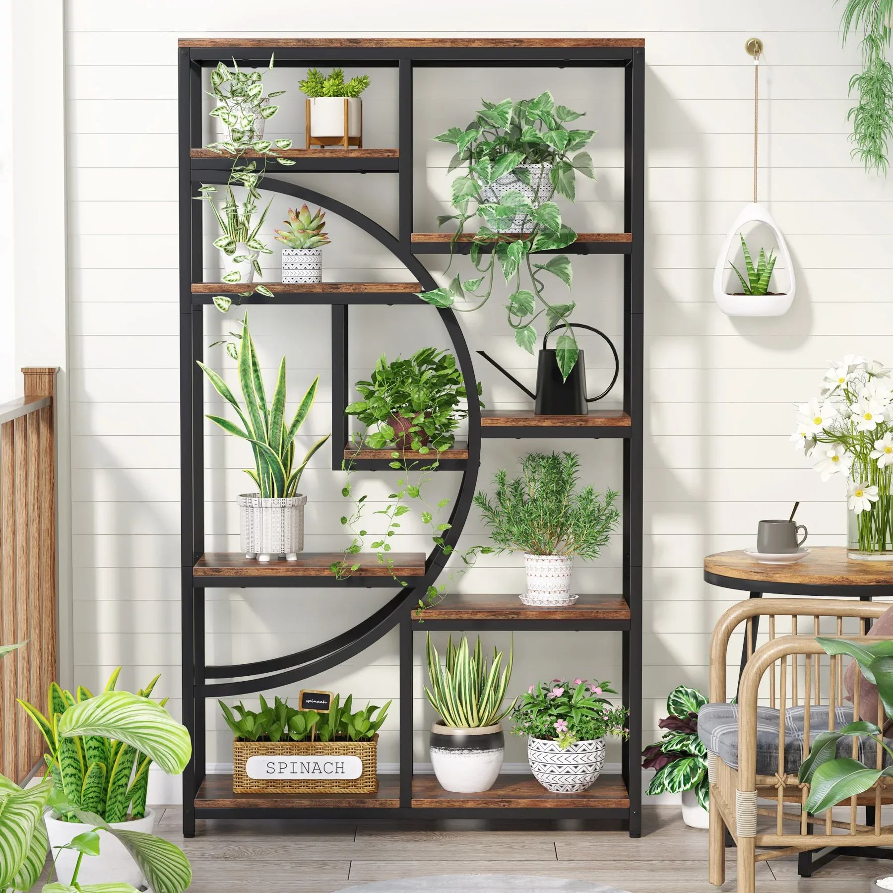 Tribesigns 5-Tier Industrial Bookshelf – About Cozy Living