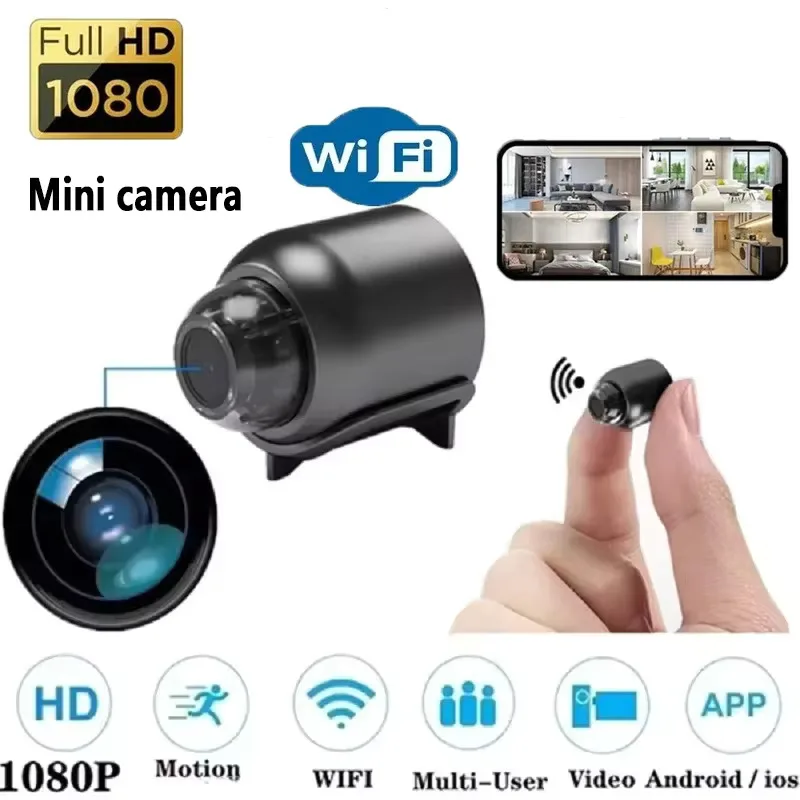 Mini X5 Camera Wireless 1080P A9 Surveillance Security Video Cam Night ...