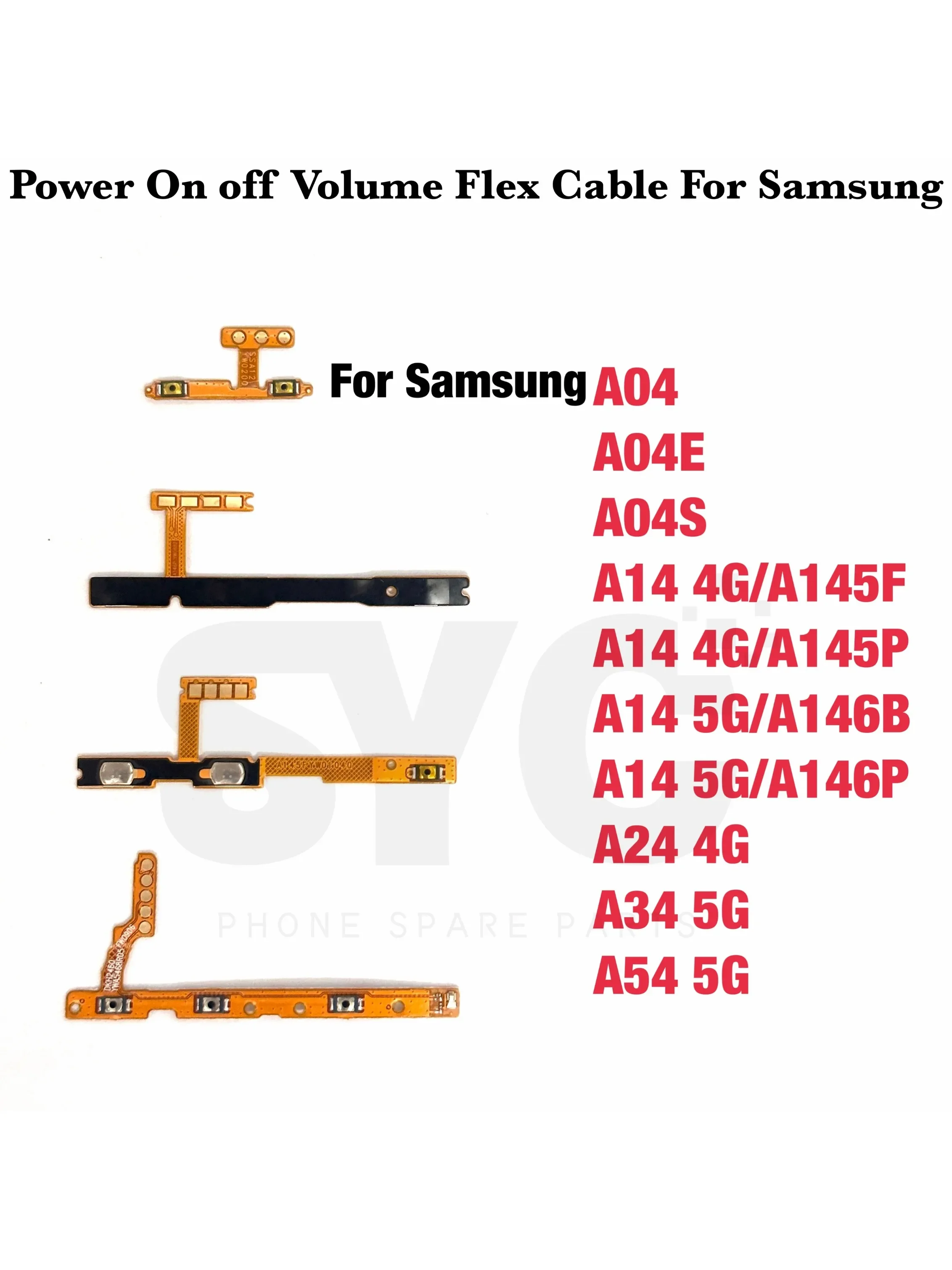 For Samsung Galaxy A04 A04e A04s A14 4G A24 A34 A54 5G Phone New Power ...