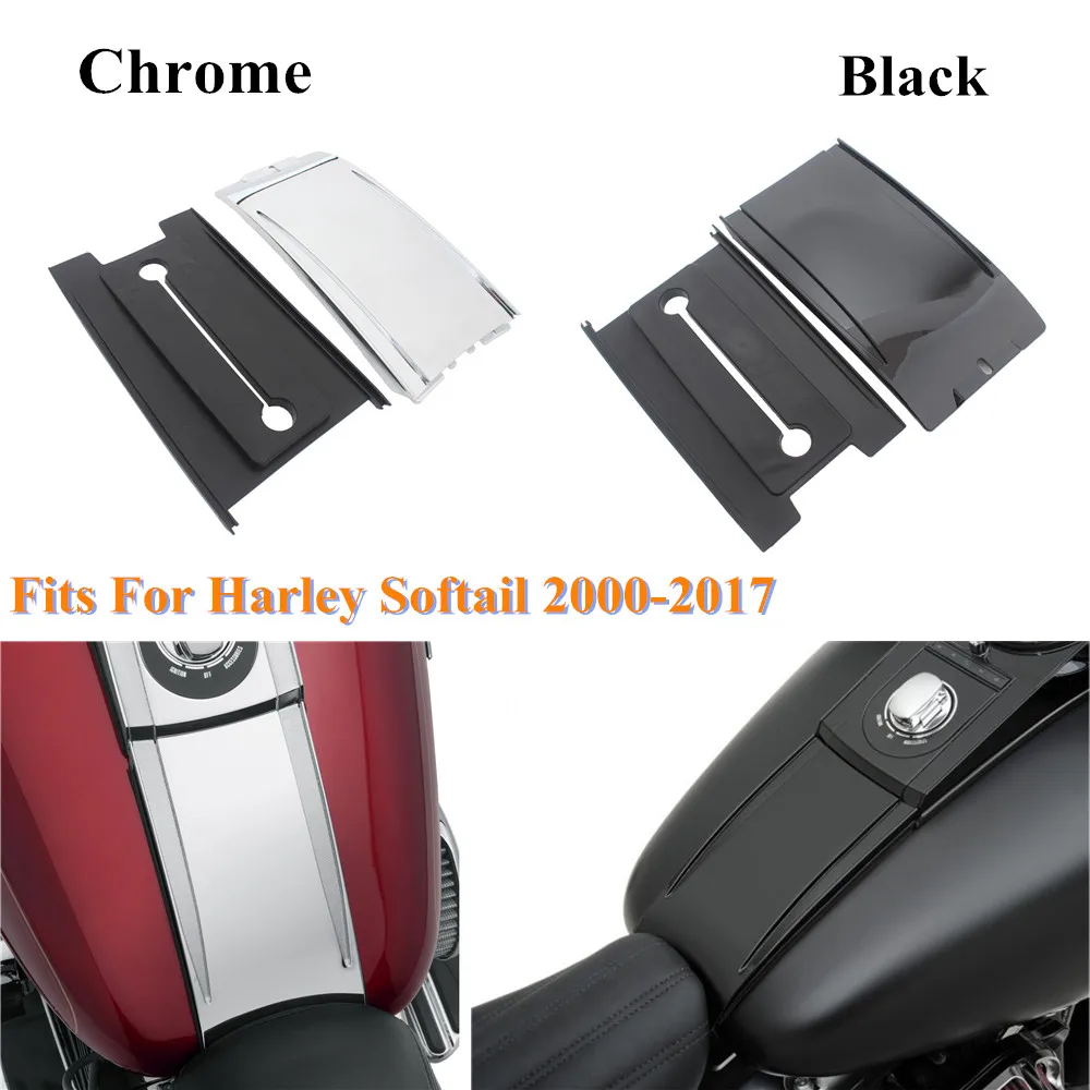 Motorcycle-Chrome-Black-Lower-Dash-Panel-Extension-For-Harley-Davidson ...