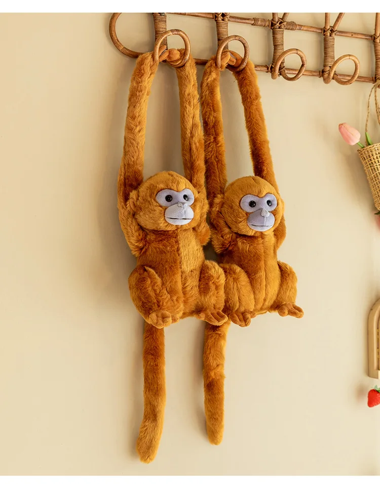 Net-Red-Simulation-Monkey-Doll-Throw-Pillow-Golden-Monkey-Plush-Toy-Bed ...