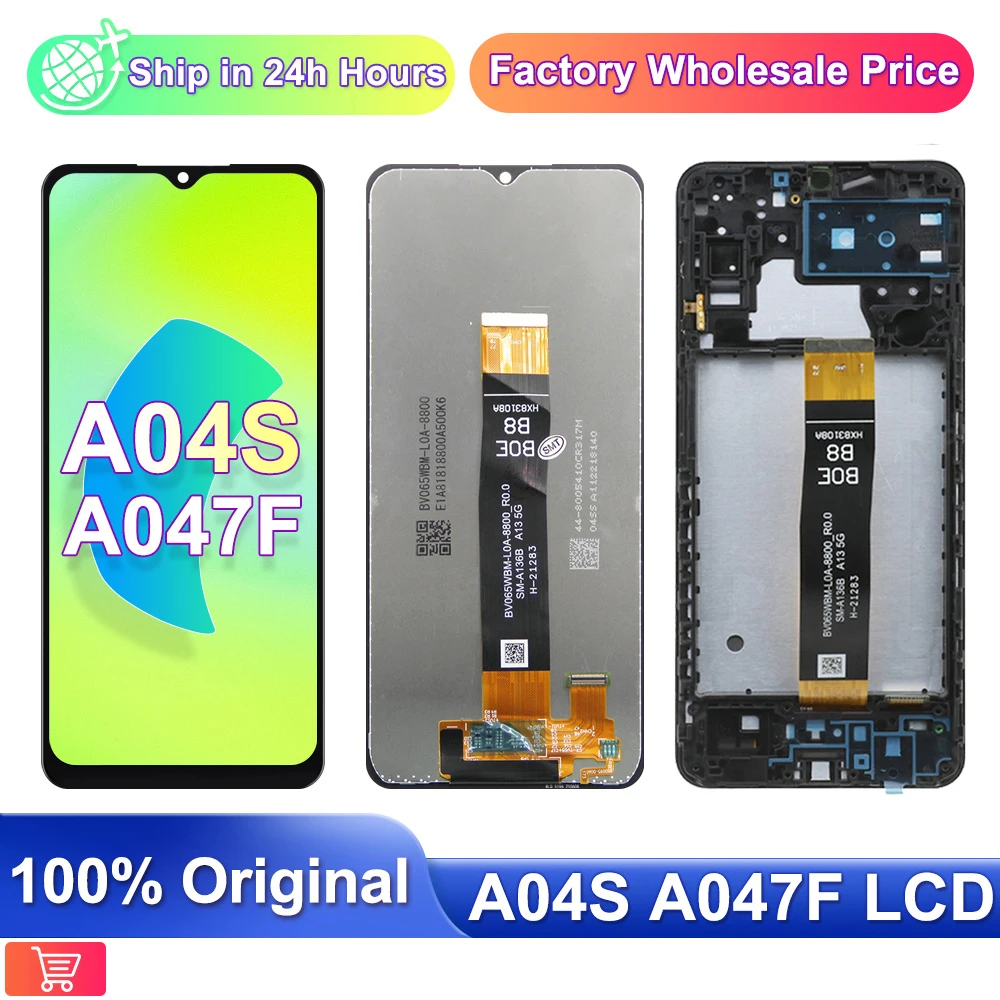 Original For Samsung Galaxy A04s LCD A047 Display Touch Digitizer 6.5 ...