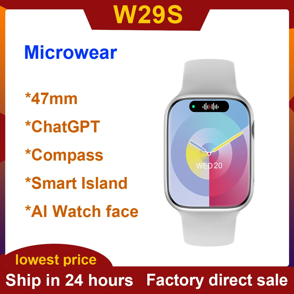 Microwear-Smart Island ChatGPT Relógio Inteligente para Homens e ...