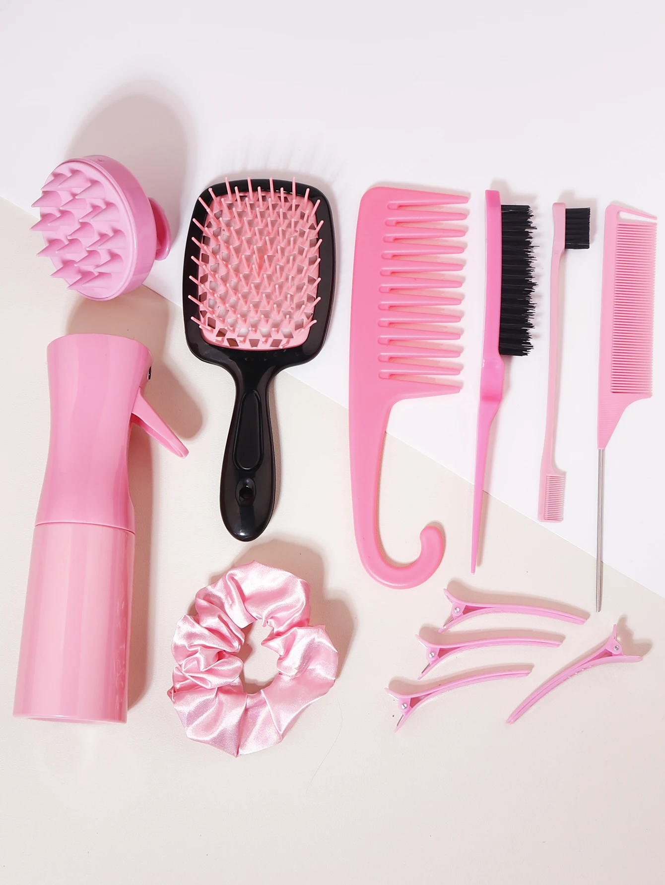 12-pcs-hairstyle-comb-set-pointed-tail-comb-hair-spray-bottle-hair-loop ...