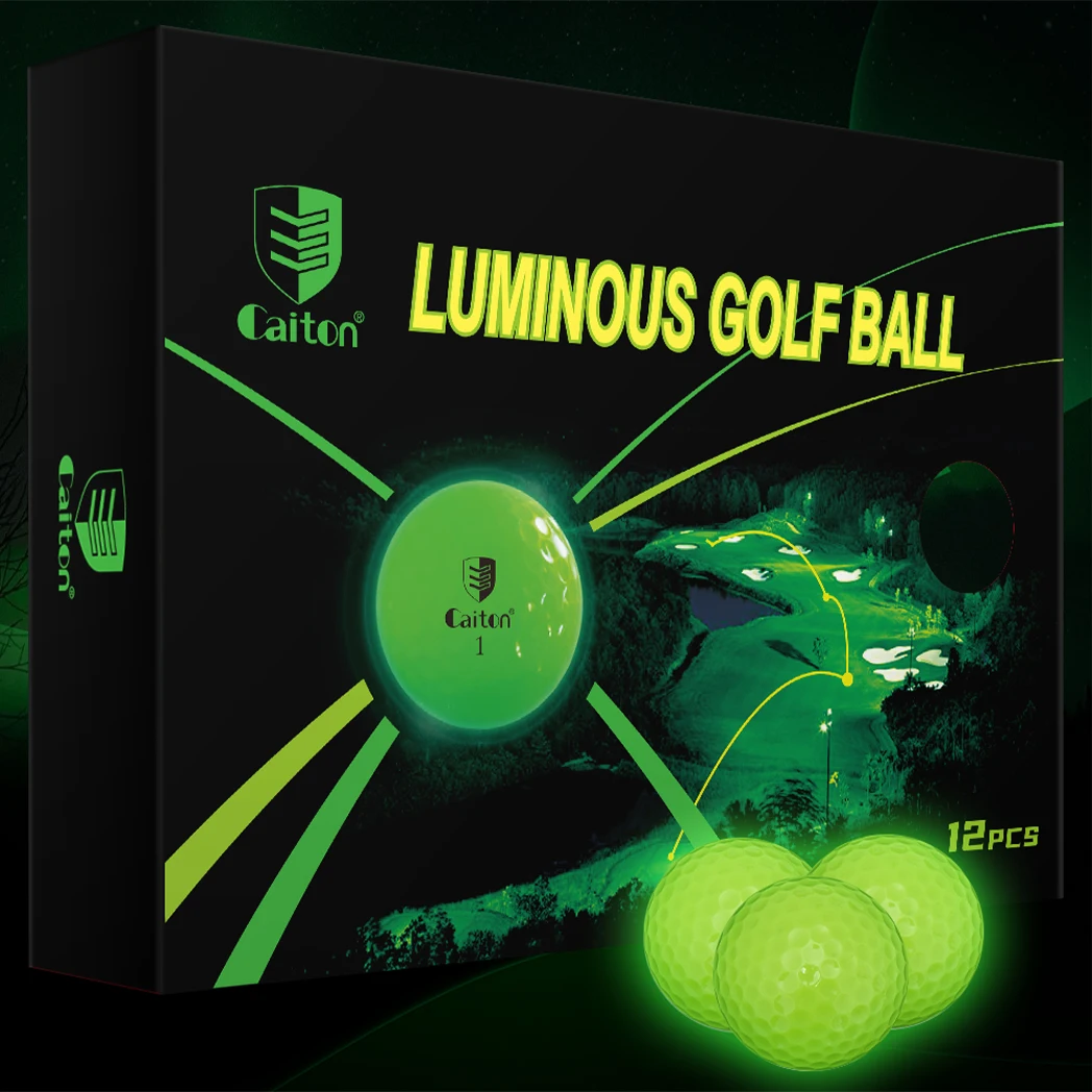 Caiton-Glow-Golf-Balls-for-Night-Sports-Tournament-Fluorescent-Glowing ...
