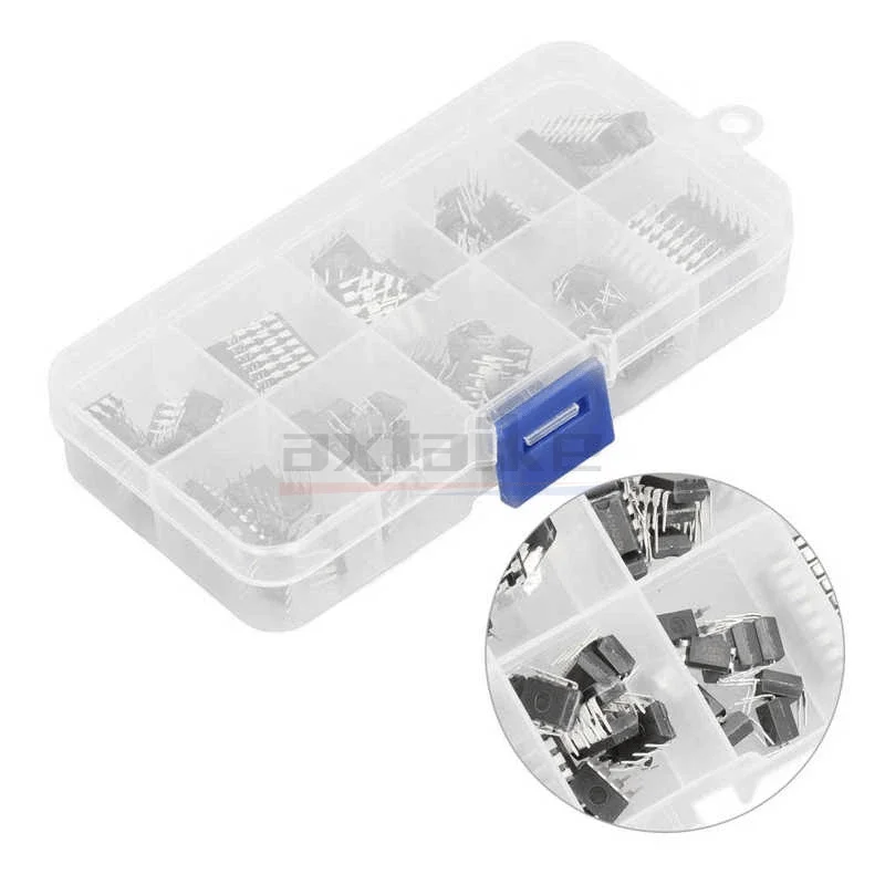 85PCS 10 Types NE555 LM324 LM393 UA741 ULN2803 LM358 LM386 NE5532 ...