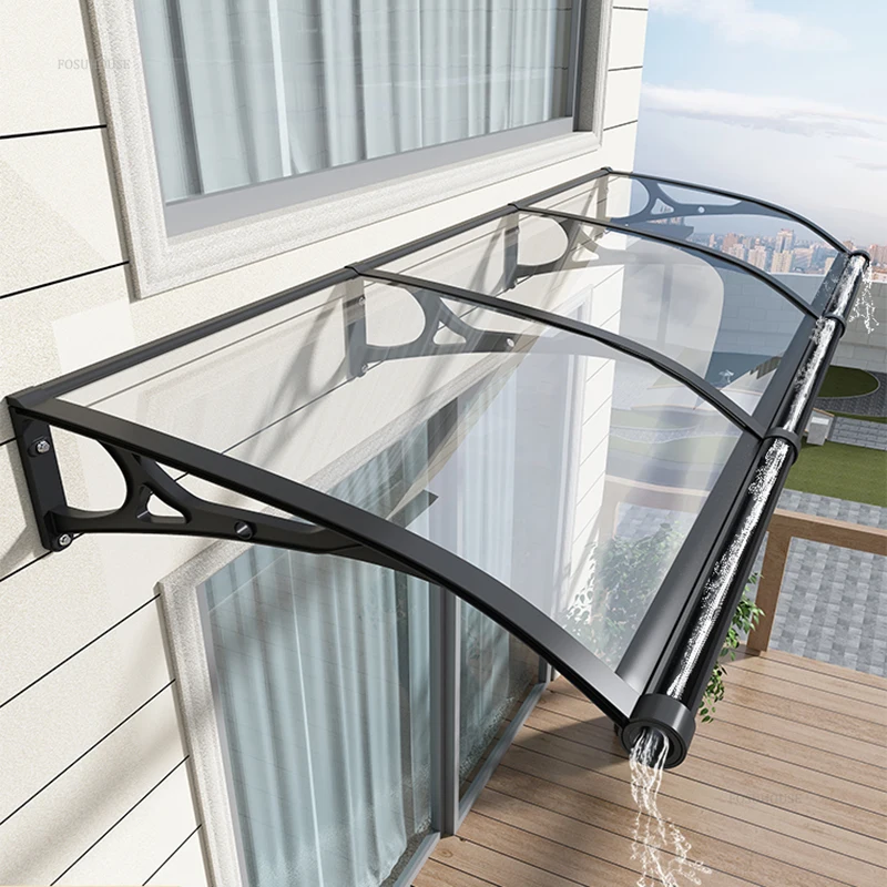 Aluminum Alloy Canopy Awning for Household Balcony Gazebo Waterproof ...