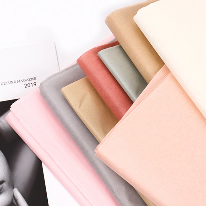 10Pcs 50*66cm Tissue Paper Flower Bouquet Wrapping Paper For Florist ...